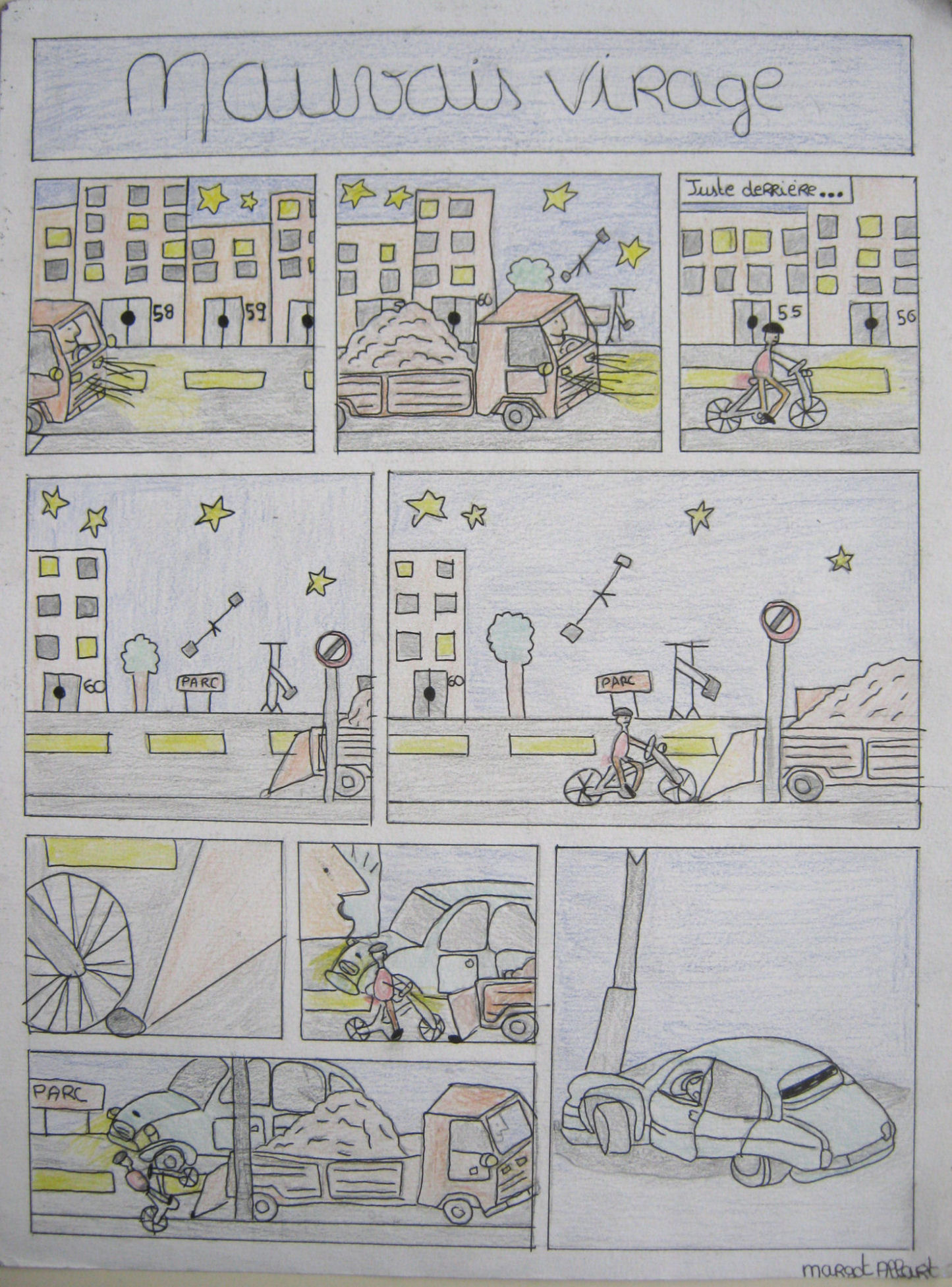 Bandes dessinées... les plus belles réalisations...bravo les 4 èmes ...