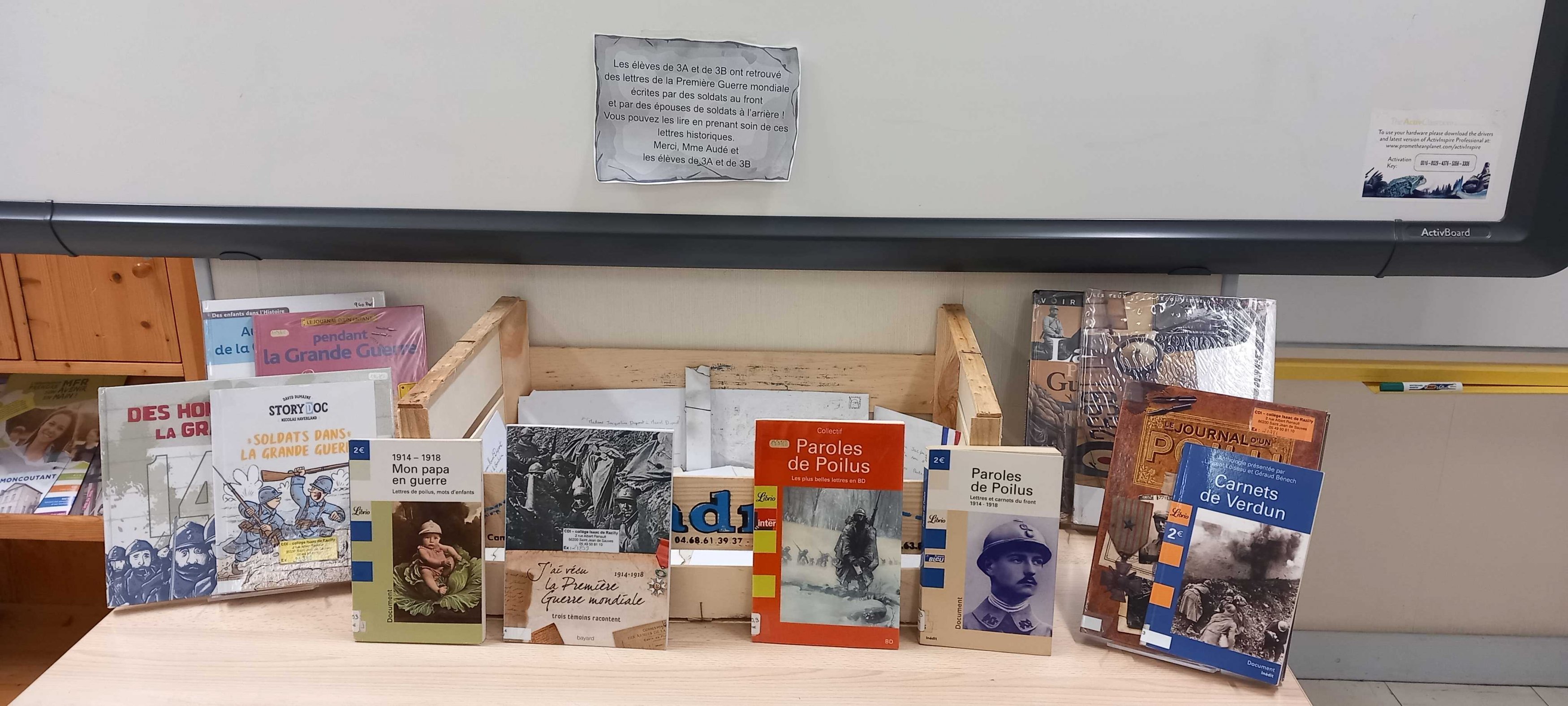 Lettres de Poilus - Site du Collège Isaac de Razilly à Saint Jean de ...