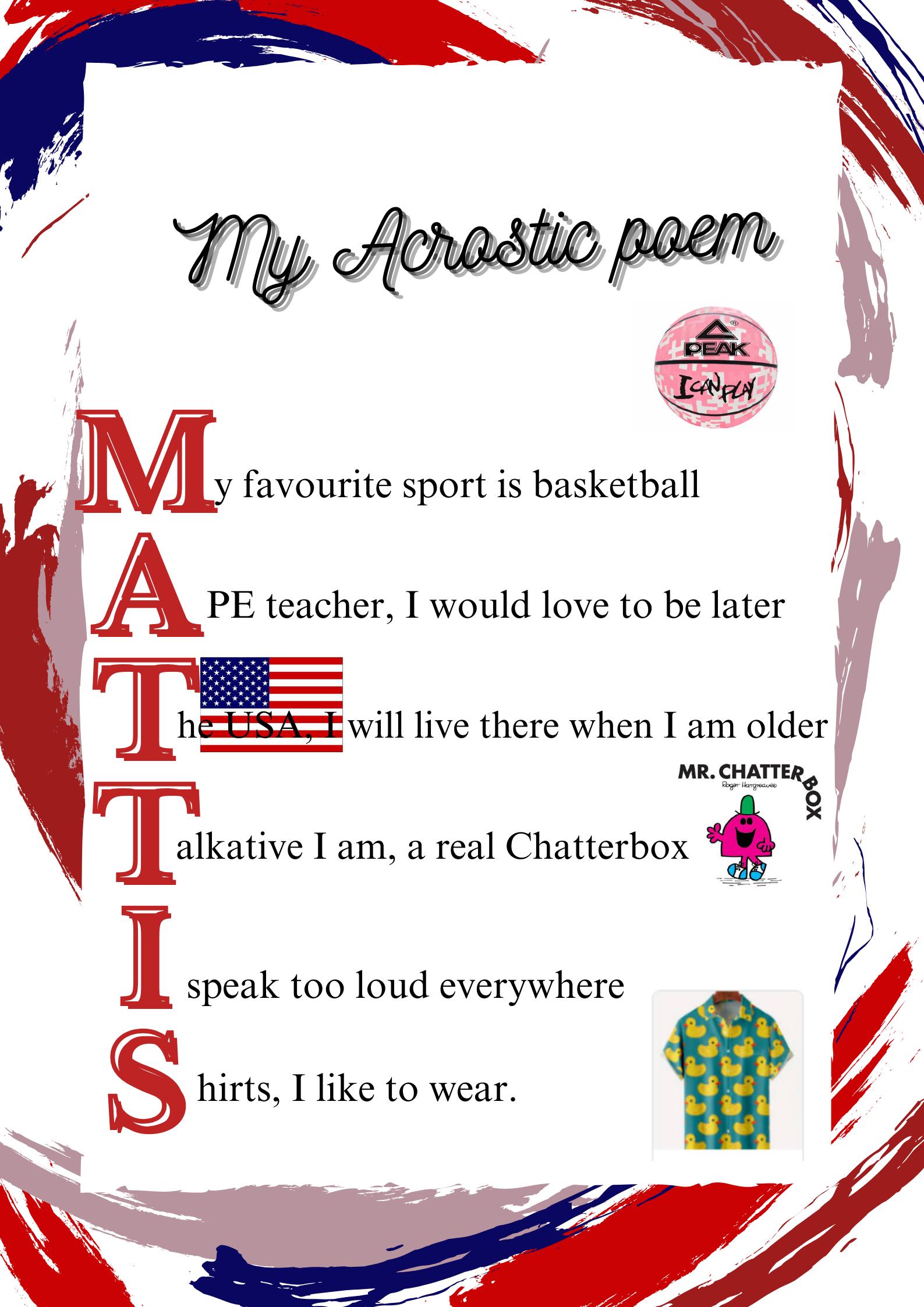 ACROSTIC POEMS_4E LCE ENGLISH - Site du collège de la Trézence de ...