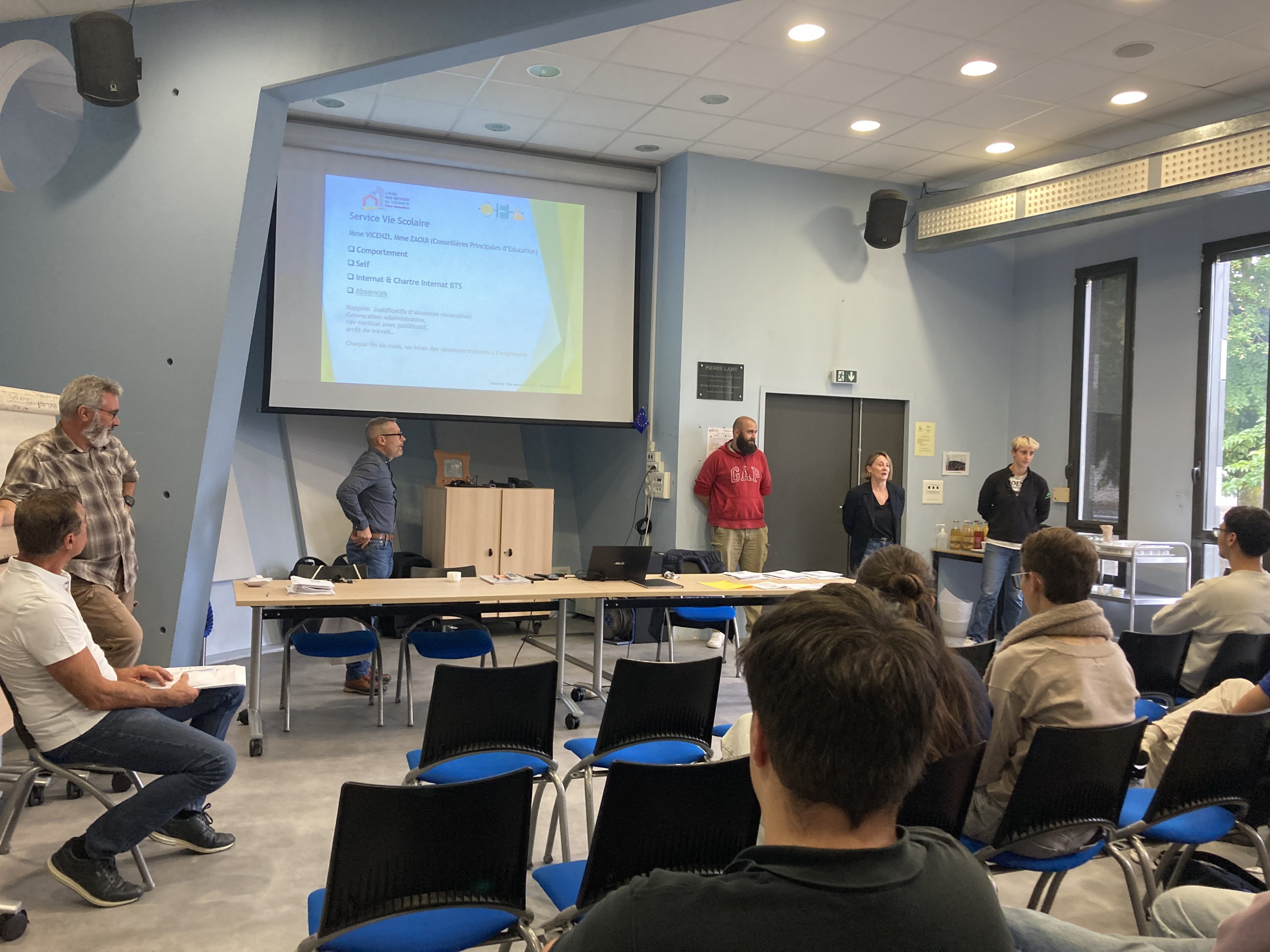 Rentrée des apprentis en BTS - Lycée des Métiers du Bâtiment Sillac ...