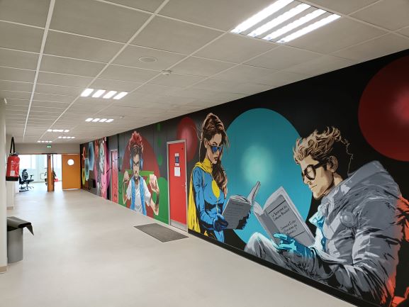 Fresque murale CAP 2 - Lycée des Métiers Le Verger - Châtellerault ...